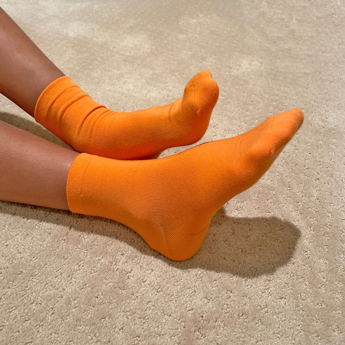 Mom's solid color quarter socks 3-pack